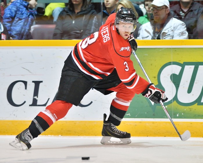 Owen Sound Attack At Guelph Storm, March 27, 2015 - HockeyProspect.com