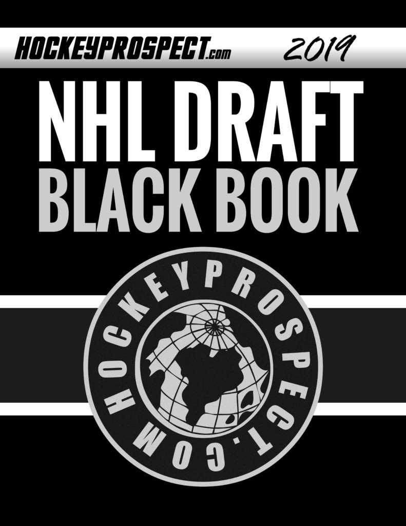 2019 NHL Draft Black Book (PDF Instant Download) - HockeyProspect.com